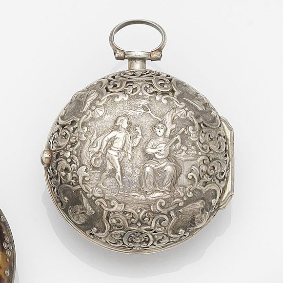 Bonhams : Joseph Kerxhamer, Dutch. A silver repoussé pair case pocket ...