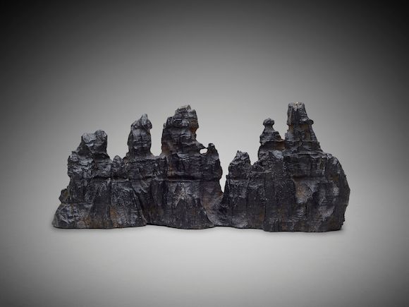 Bonhams : A Chinese limestone 'natural form' scholar's rock