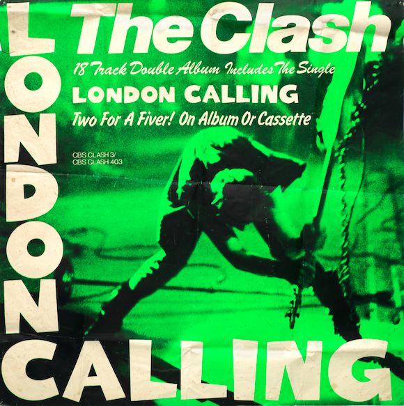 Bonhams : The Clash: A promotional poster for the album 'London Calling ...