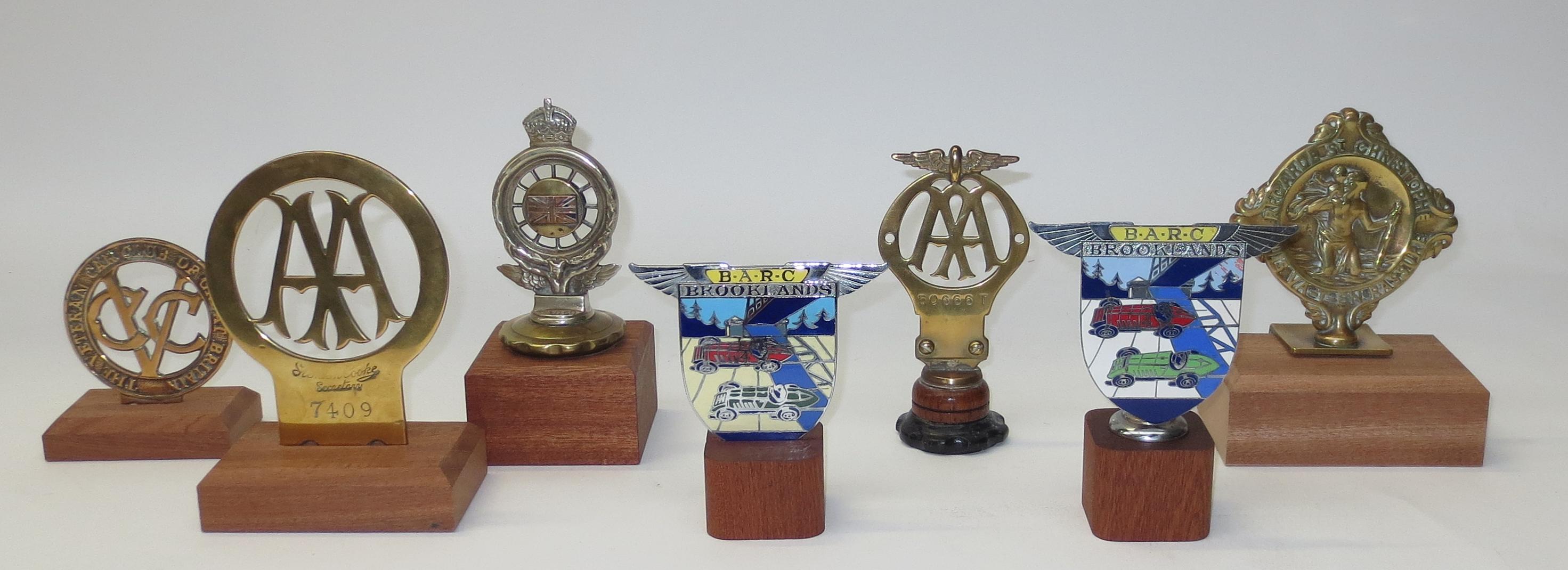 Bonhams Cars Seven Assorted Motoring Badges 7