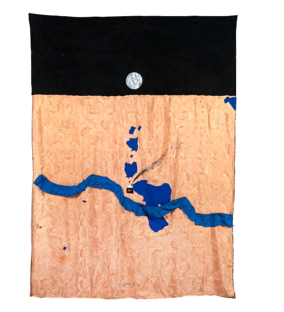 Bonhams : Timur Novikov (Russian, 1958-2002) Untitled unframed