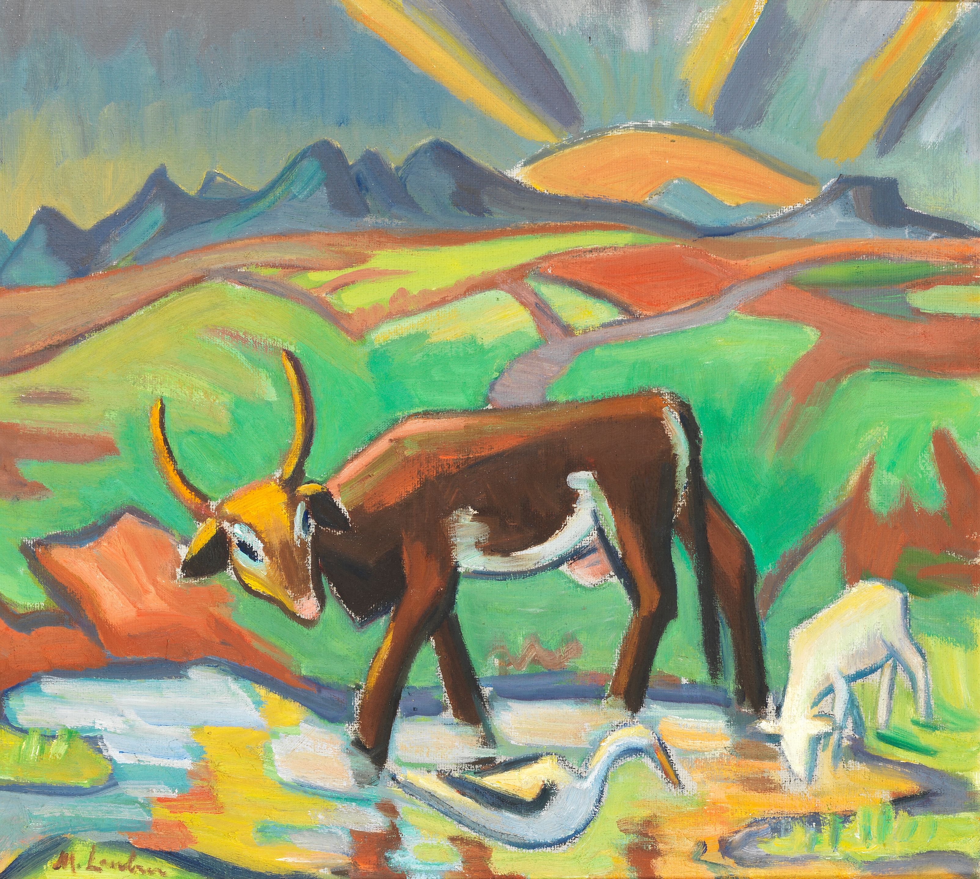 Bonhams : Maggie (Maria Magdalena) Laubser (South African, 1886-1973 ...