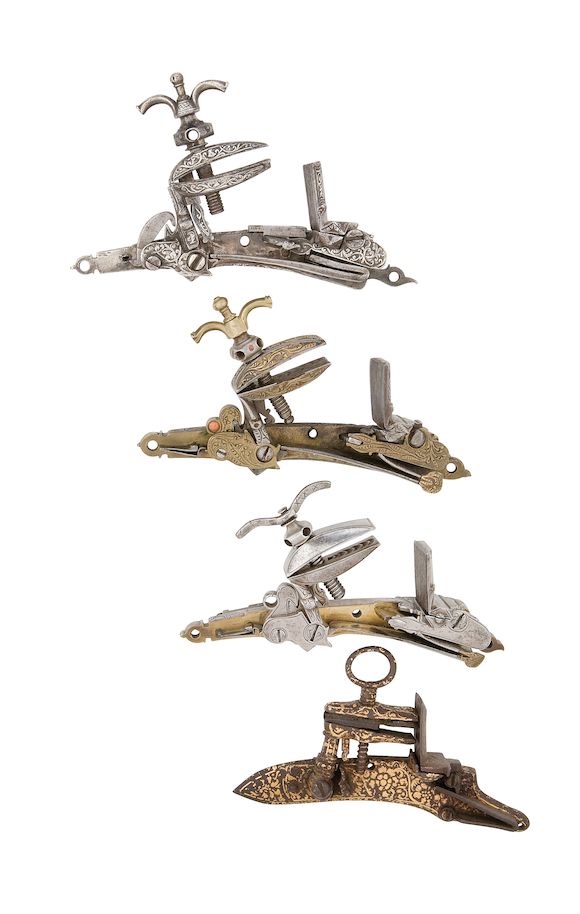 Bonhams : Three Algerian Toe-Lock Mechanisms For Longarms