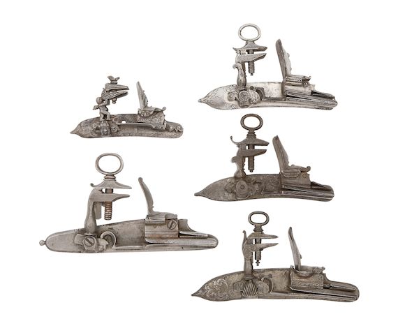 Bonhams : An Italian Roman-Lock Mechanism For A Pistol, Two Italian ...