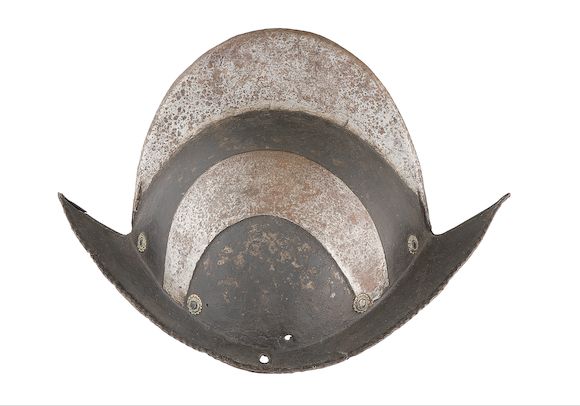 Bonhams : A German Black And White Comb Morion