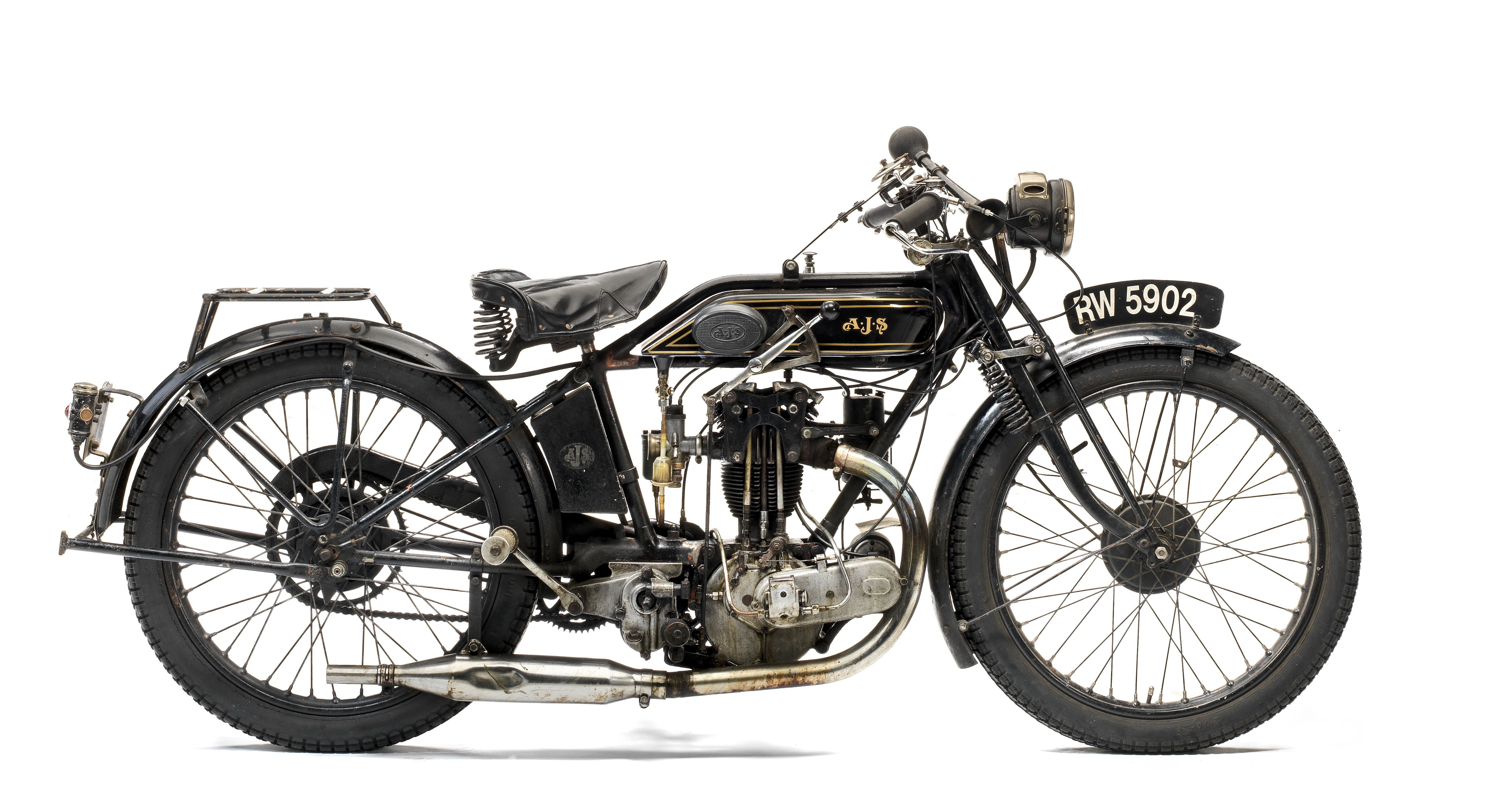 Bonhams Cars : 1926 AJS 350cc Model G6 'Big Port' Frame no. G49926 ...