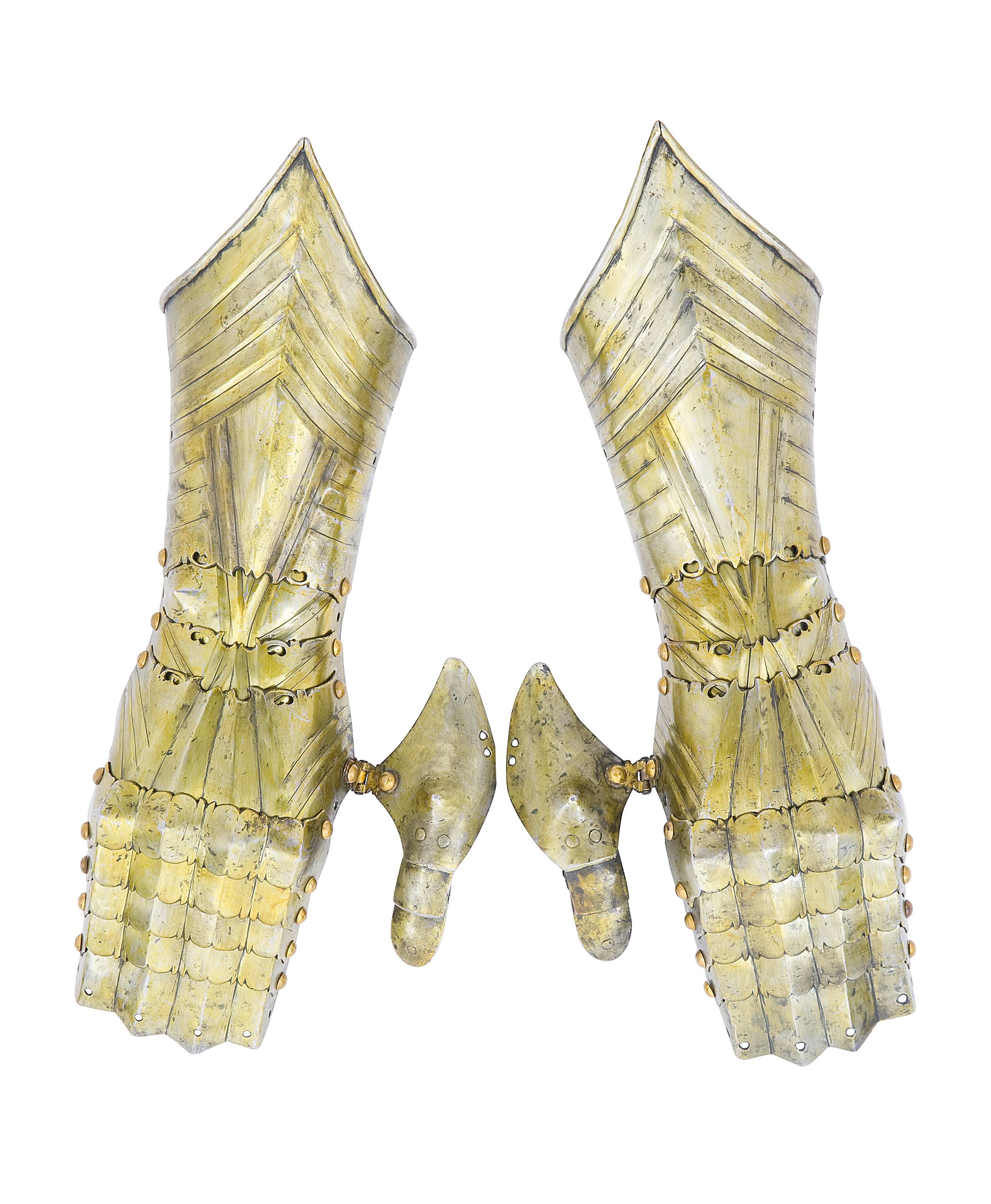 Bonhams : A Rare Pair Of Gothic Mitten Gauntlets