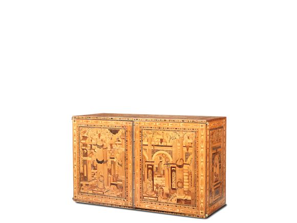 Bonhams : An Augsburg 16th century Hungarian ash, stained sycamore and ...