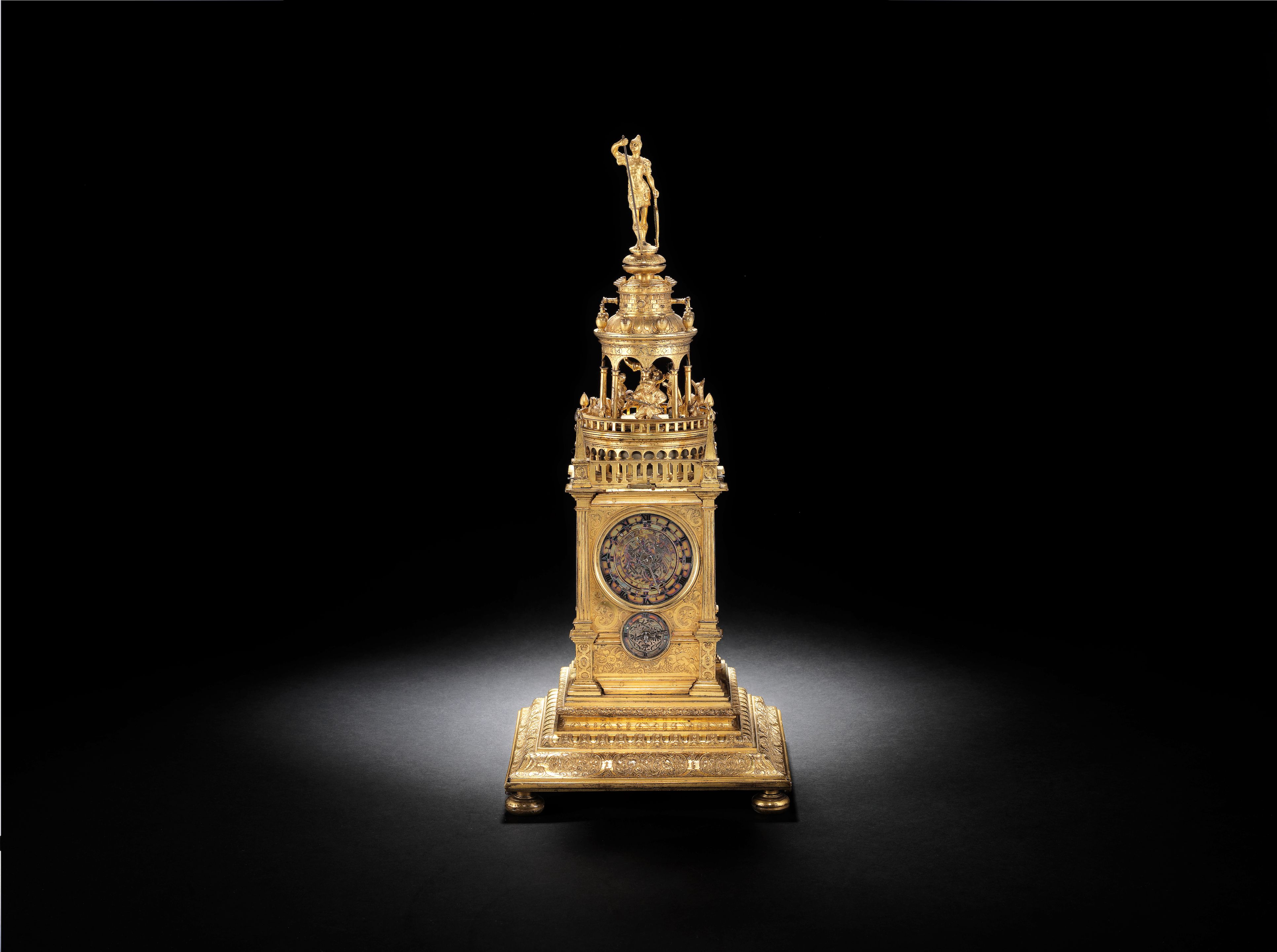 Bonhams : An exceptionally fine and rare early 17th century gilt brass ...