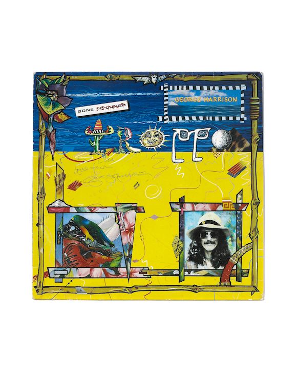 Bonhams : George Harrison: An autographed copy of the 1982 album 'Gone ...