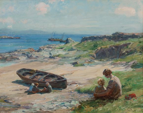Bonhams : William M. Pratt (British, 1854-1936) Portrigh Bay, Carradale ...
