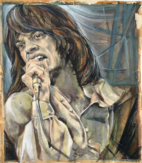 Bonhams : Mick Jagger: John Judkins original poster artwork for 'I was ...