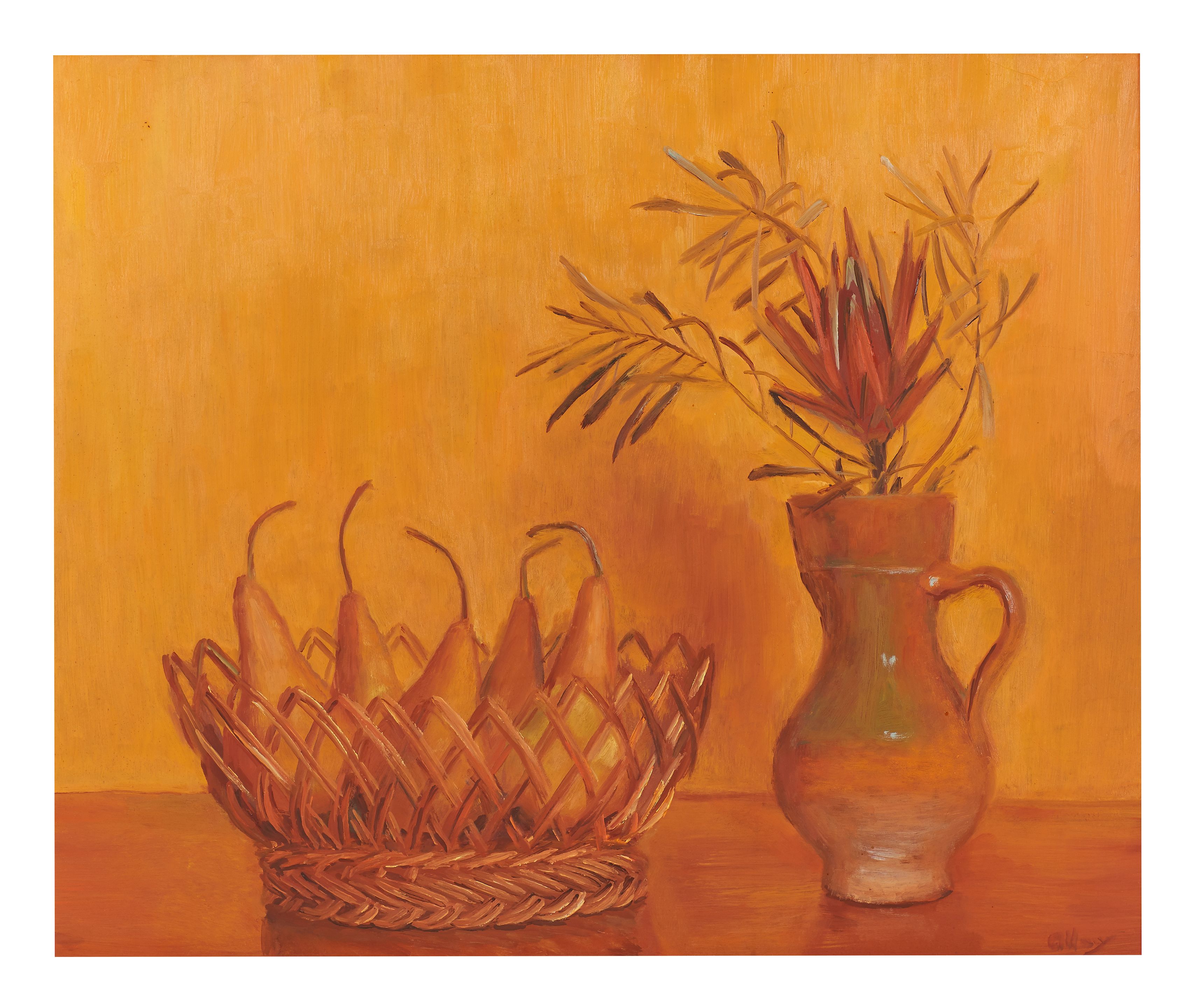 Bonhams : Margaret Olley (1923-2011) Still life with Pears, 1970s