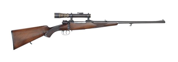 Bonhams : A 7.9mm Mauser sporting rifle by E. Beyer, no. 9926