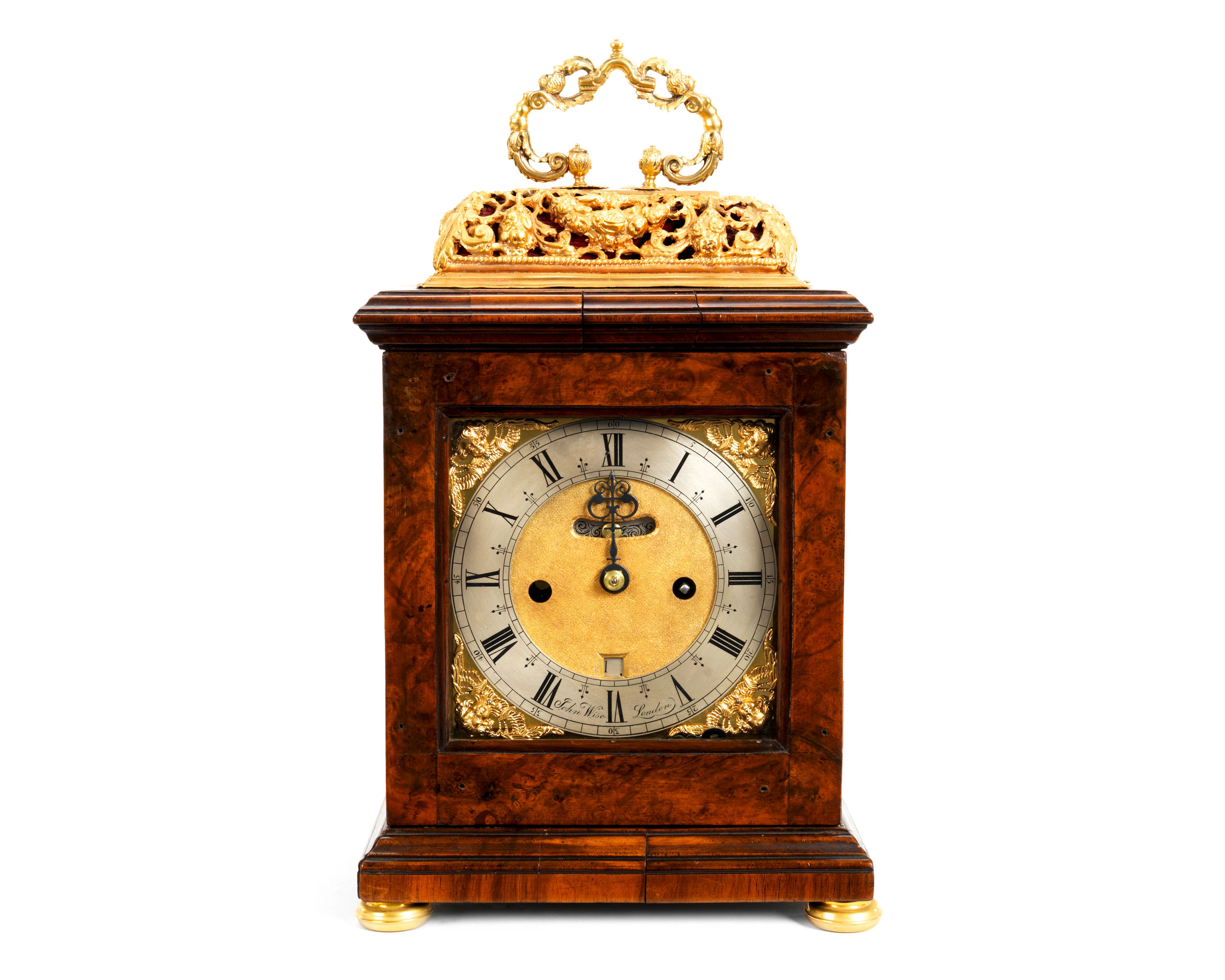 Bonhams : An early 18th century and later walnut and gilt brass basket ...