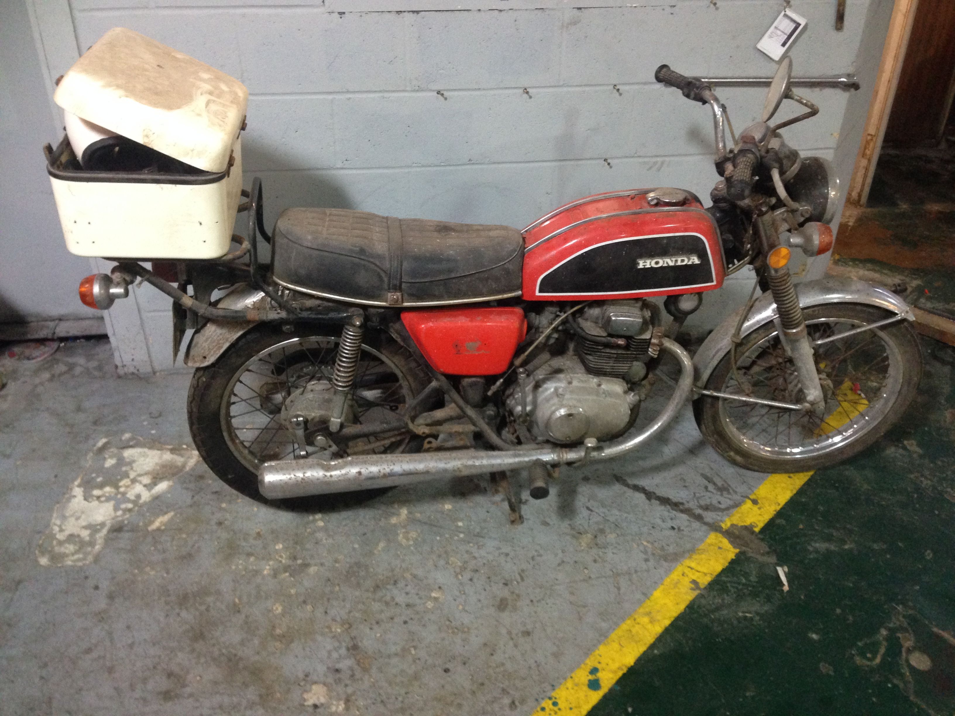 Bonhams Cars : Property of a deceased's estate,c.1975 Honda CB200 Frame ...