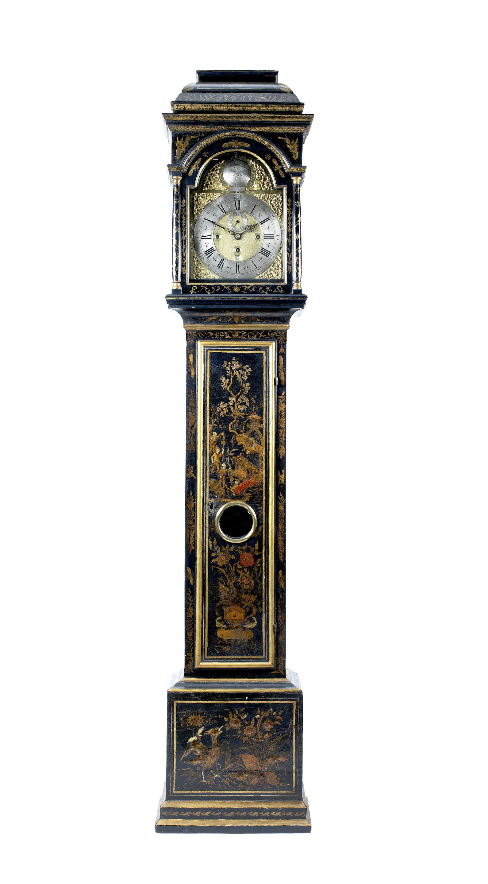 Bonhams An Early 18th Century Chinoiserie Decorated Quarter Chiming