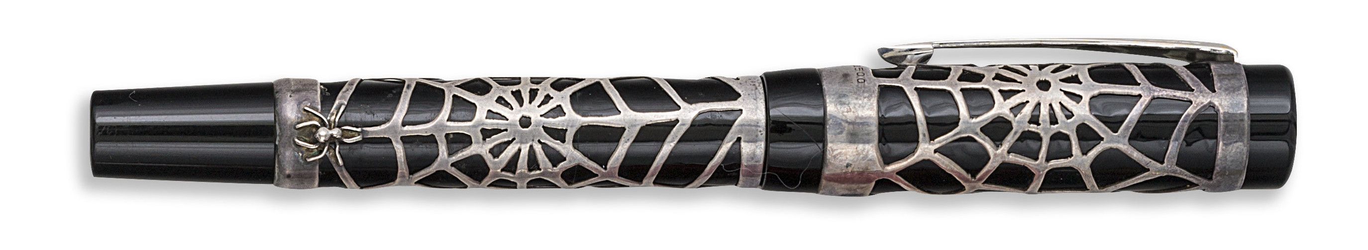 Bonhams : PARKER Duofold Spider Web Sterling Silver Overlay Limited ...
