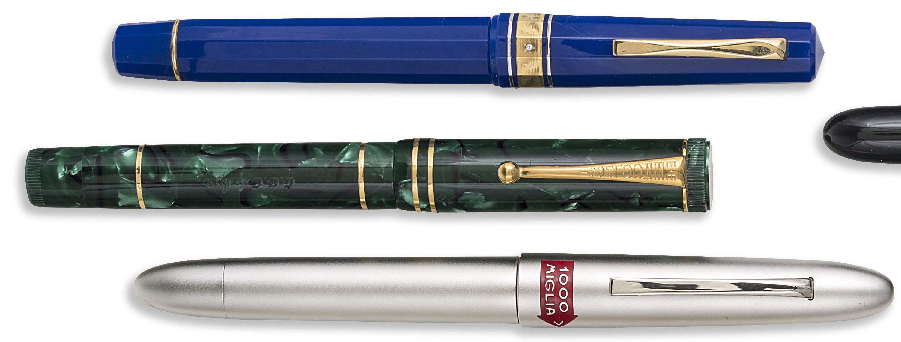 Bonhams : OMAS Lot of Three European-Themed Limited Edition Fountain Pens