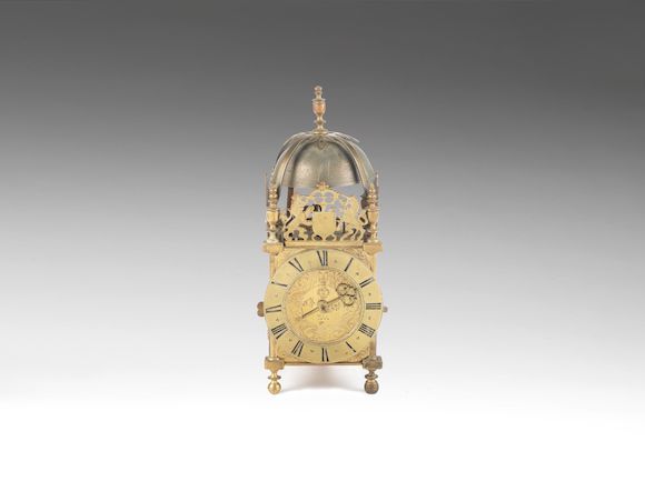 Bonhams : A rare late 17th century West Country lantern clock ...