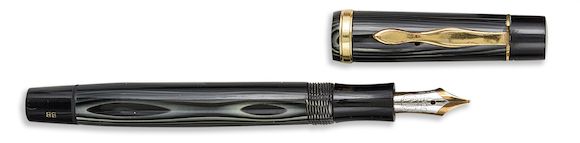 Bonhams : MONTBLANC: Meisterstück No. 124 PL (Platinum-Striped) Push ...