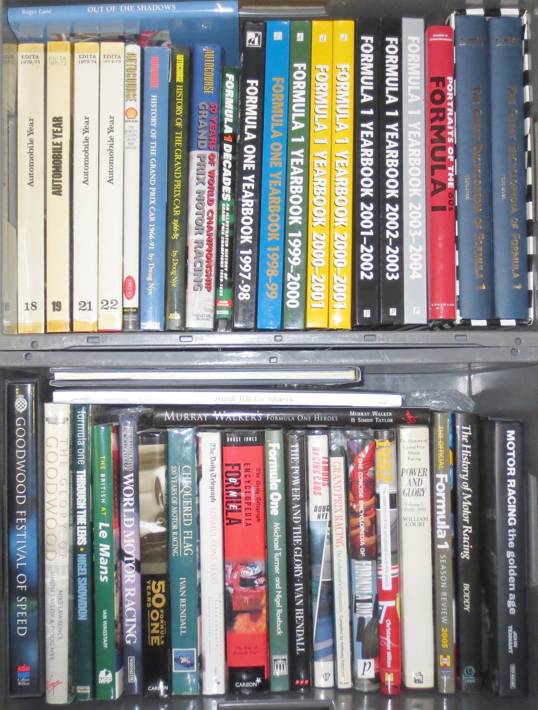 Bonhams Cars : A quantity of books relating to racing drivers and ...