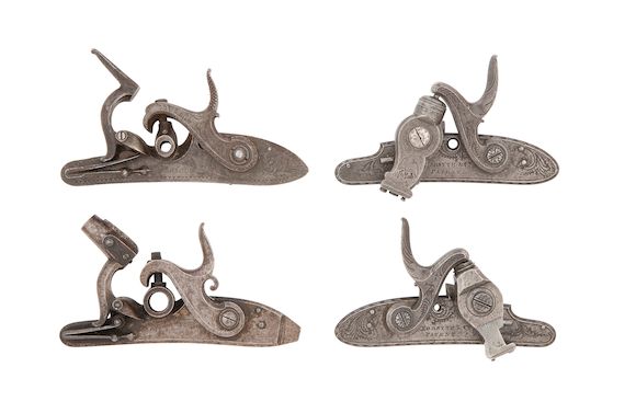 Bonhams : A Fine Pair Of Forsyth Patent Roller Primer Mechanisms For A ...