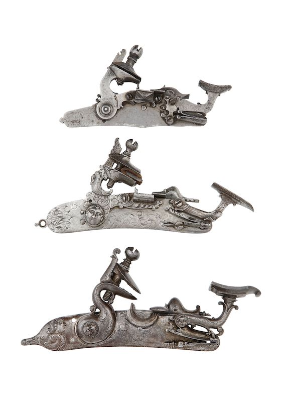 Bonhams : A Fine North Italian Snaphaunce Mechanism For A Longarm