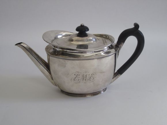 Bonhams : A Victorian silver teapot by Francis Boone Thomas, London 1886