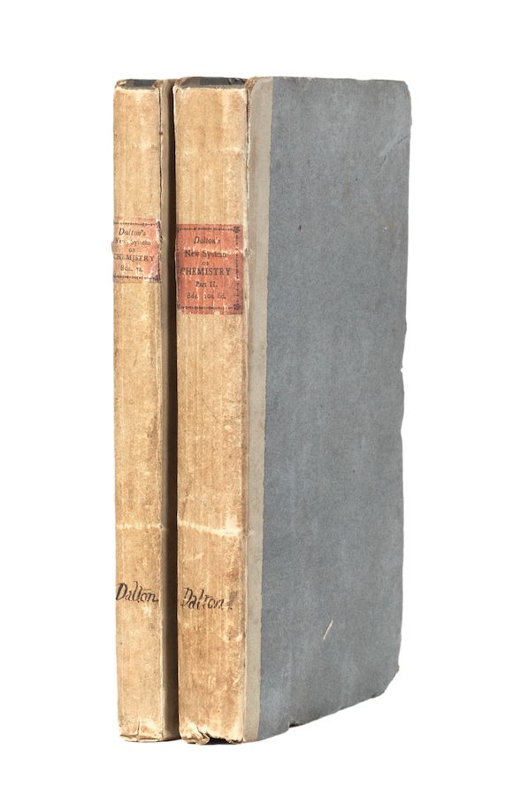 Bonhams : DALTON (JOHN) A New System of Chemical Philosophy, 2 vol ...