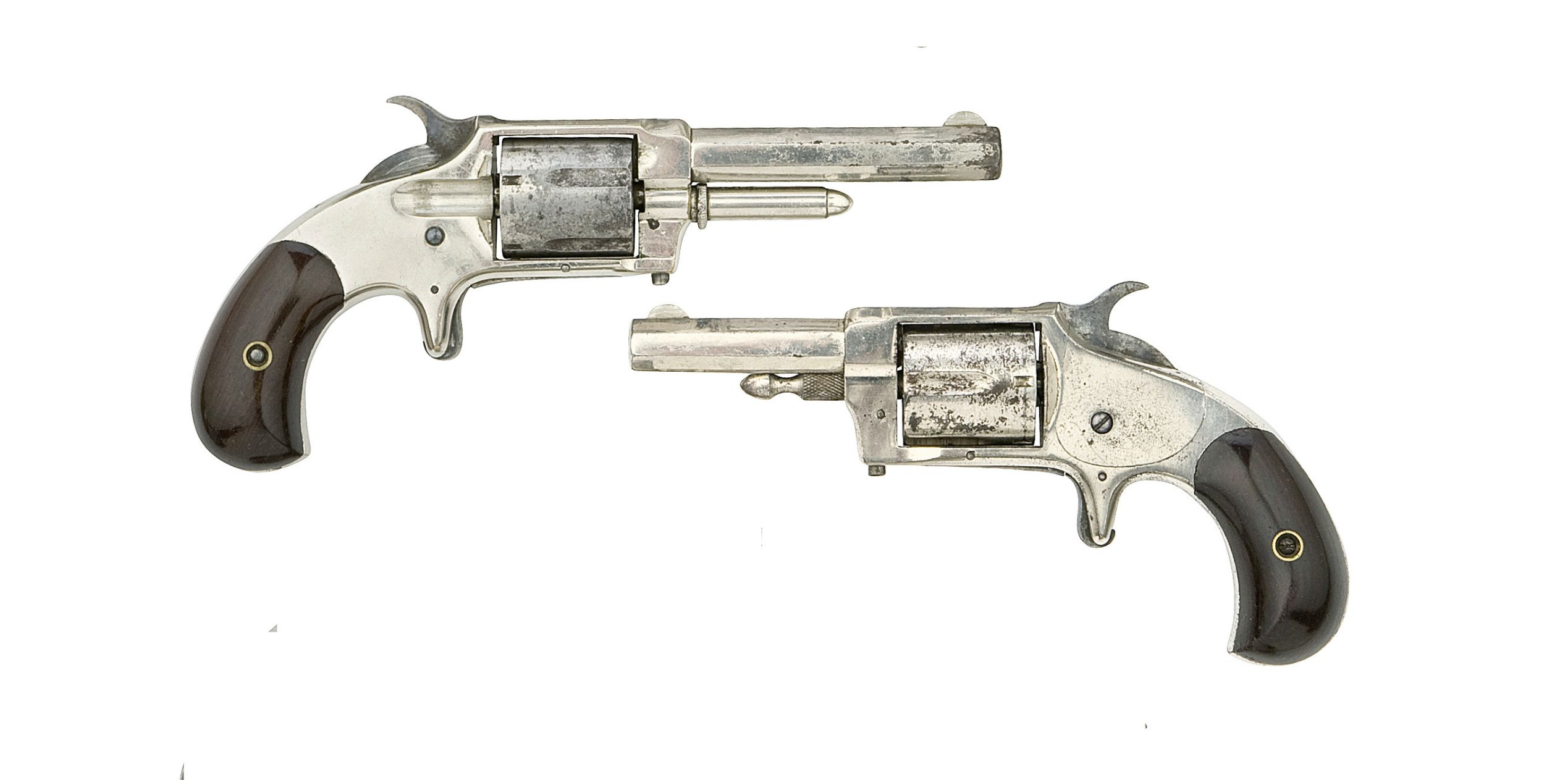 Bonhams : Two .30 Whitneyville Model No. 1 Five-Shot Rim-Fire Pocket ...