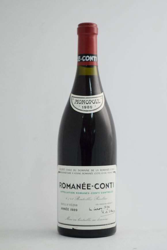 Bonhams : Romanée-Conti 1989, Domaine de la Romanée-Conti (1)