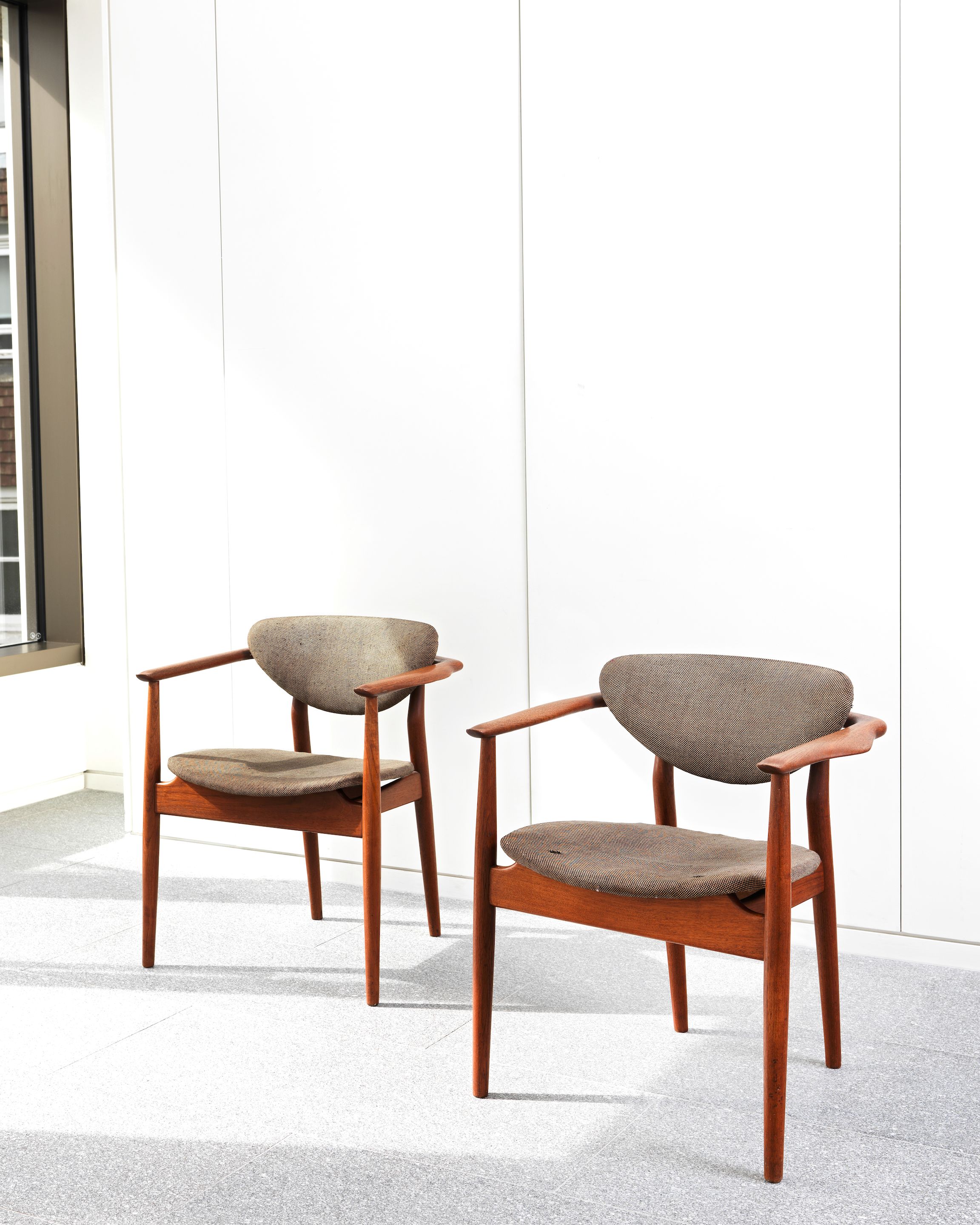 Bonhams : Finn Juhl for Niels Vodder A Pair of 109 Chairs, circa 1946 ...