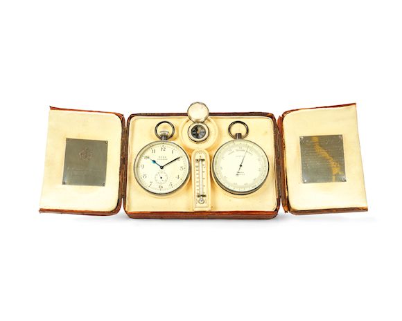 Bonhams : A late 19th / early 20th century leather cased plated ...