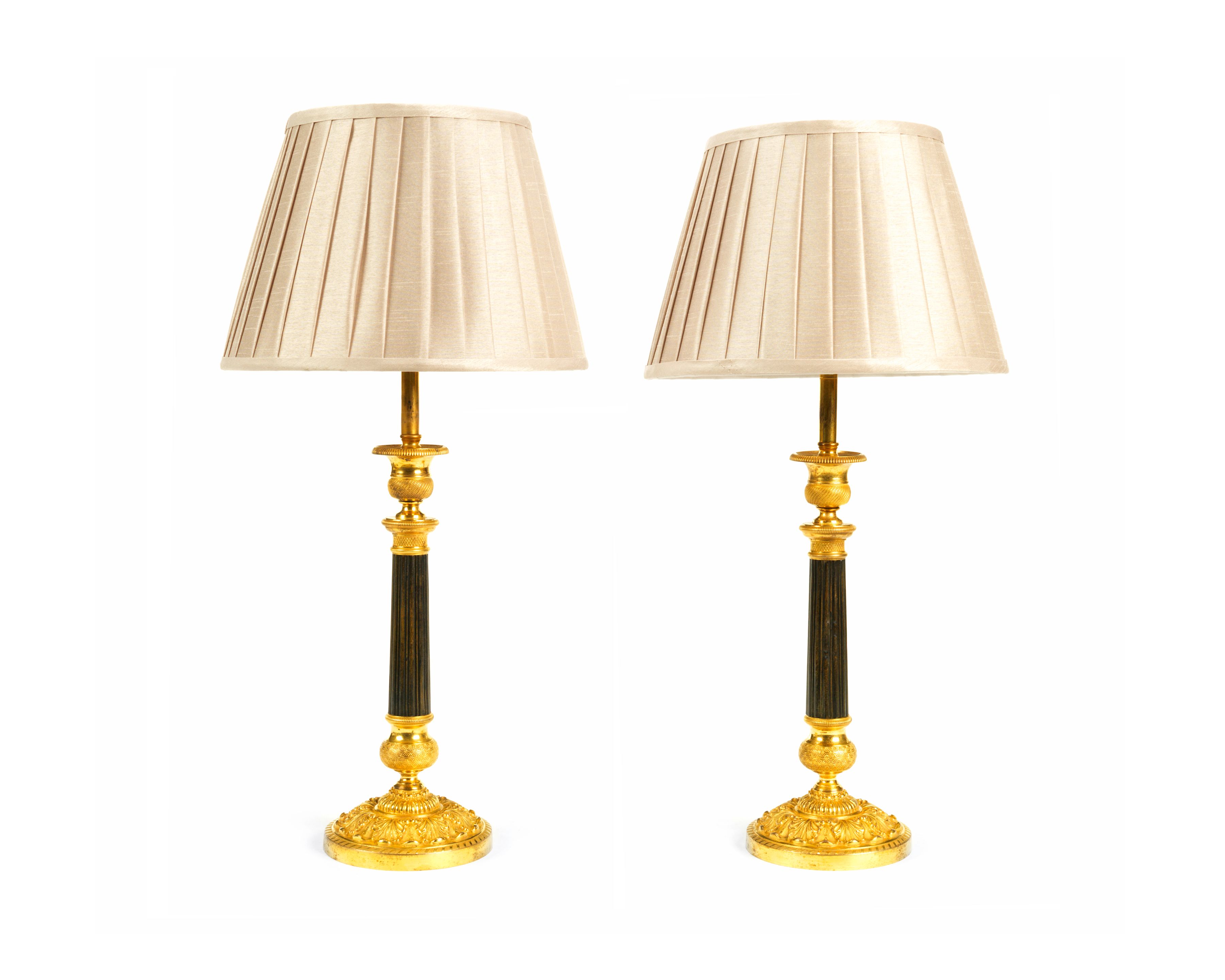 Bonhams : A pair of late 19th century gilt and patinated bronze ...