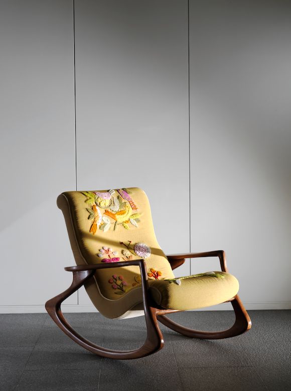 Bonhams : Vladimir Kagan and Erica Wilson Contour Rocker, circa 1971 ...