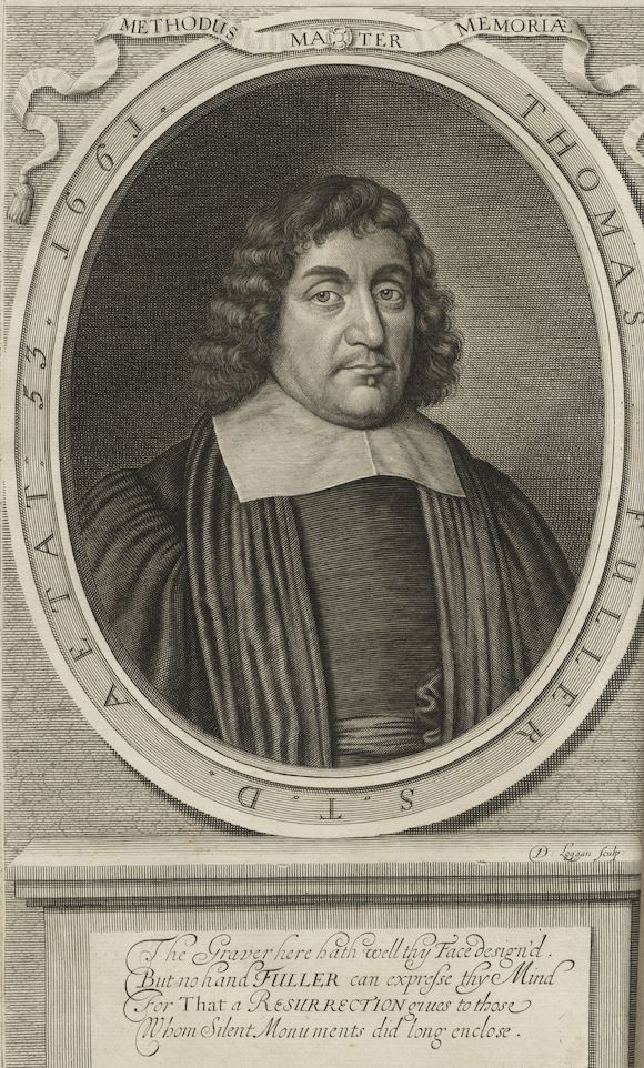 Bonhams : FULLER (THOMAS) The History of the Worthies of England, 1662 ...