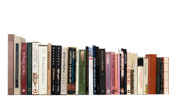 Bonhams : A large collection of Japanese Art reference books on netsuke ...