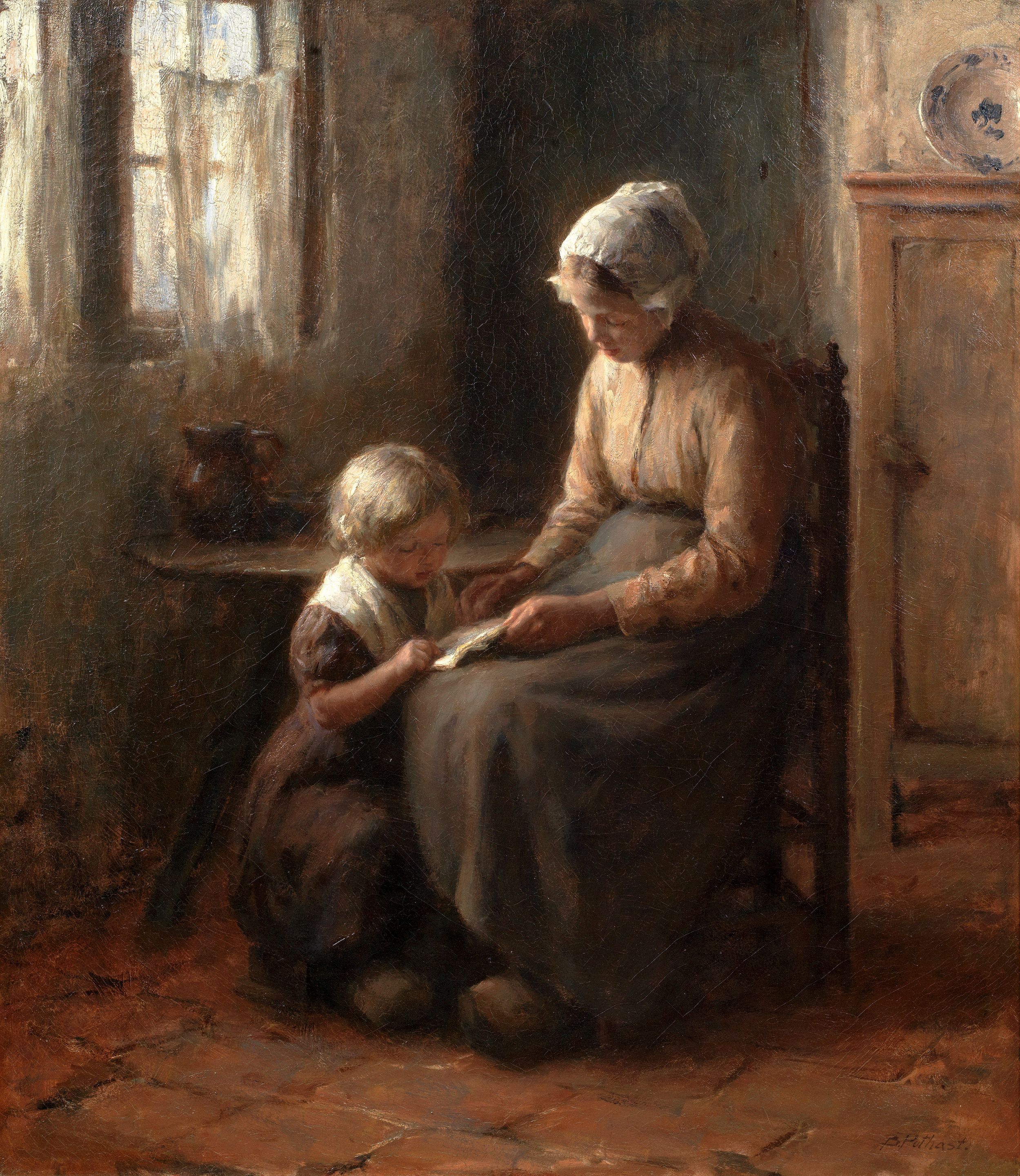 Bonhams : Bernard Pothast (Dutch, 1882-1966) The first lesson