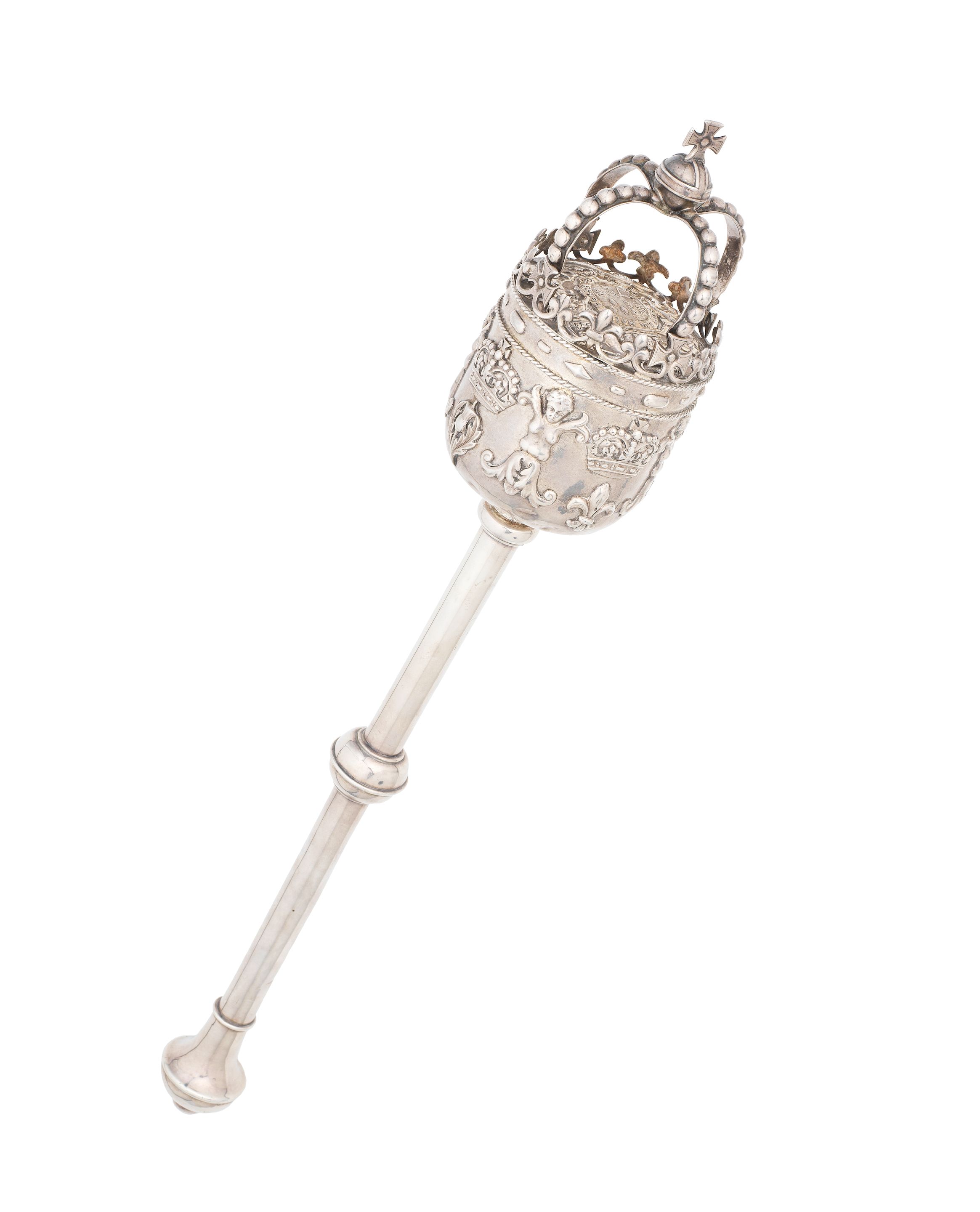 Bonhams : A silver ceremonial mace, in the late 17th century manner ...