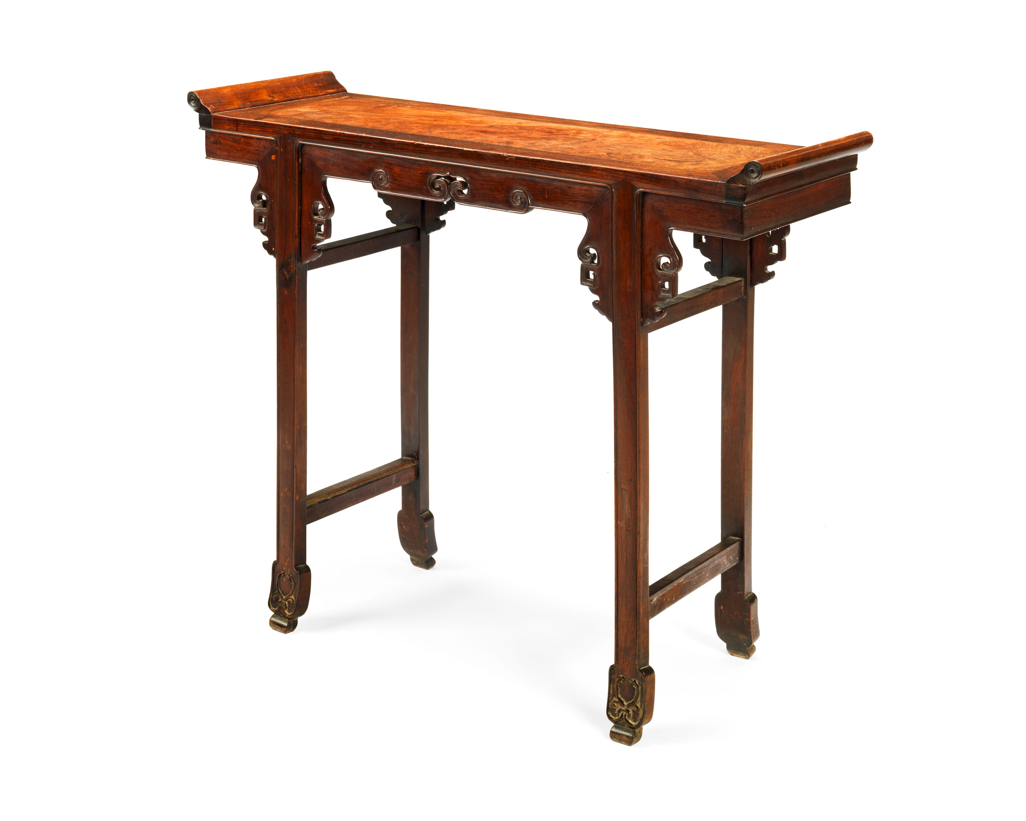 Bonhams : A small Chinese early 19th century huang-huali and burr wood ...