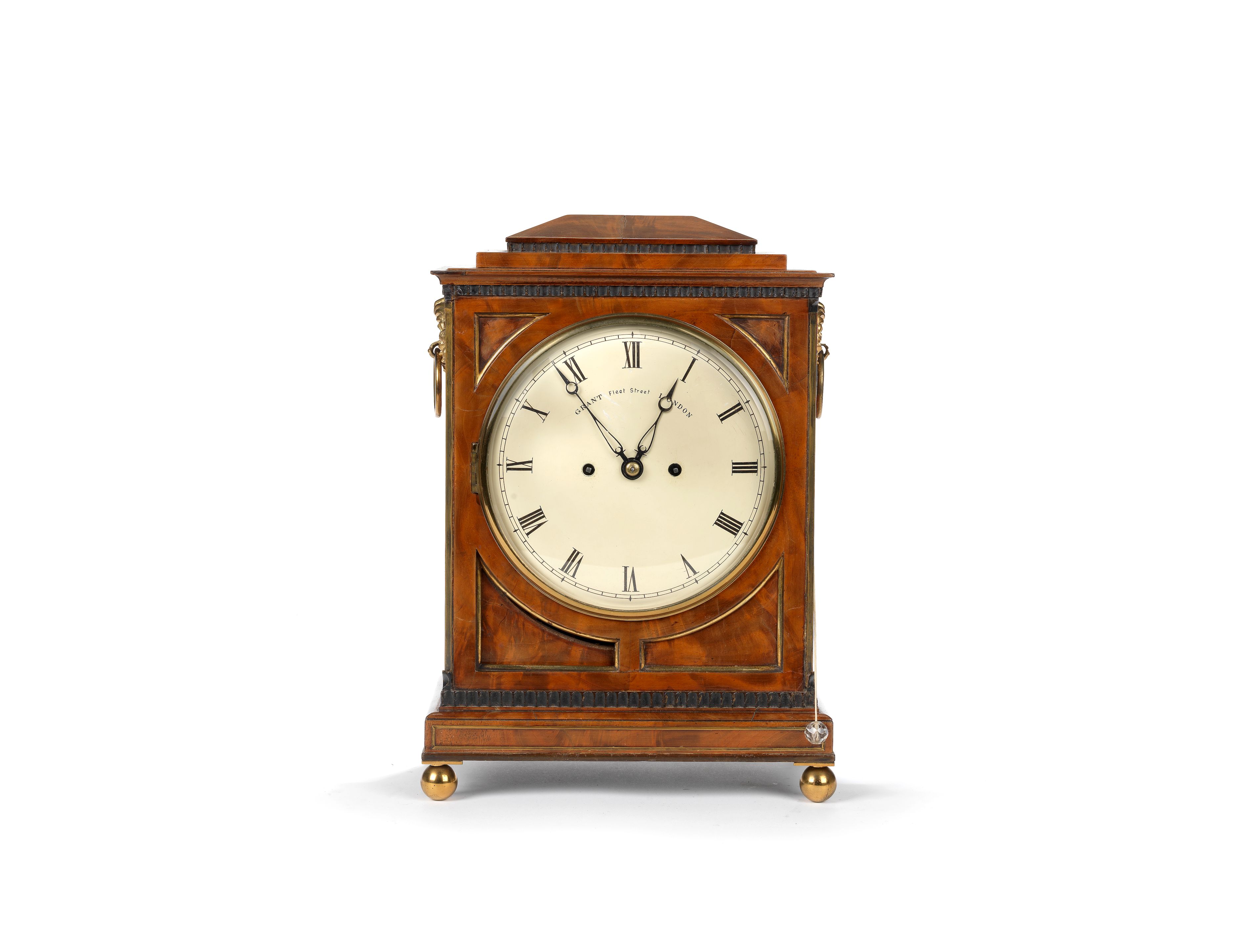 Bonhams : A Regency mahogany fusee bracket clock the dial and movement ...