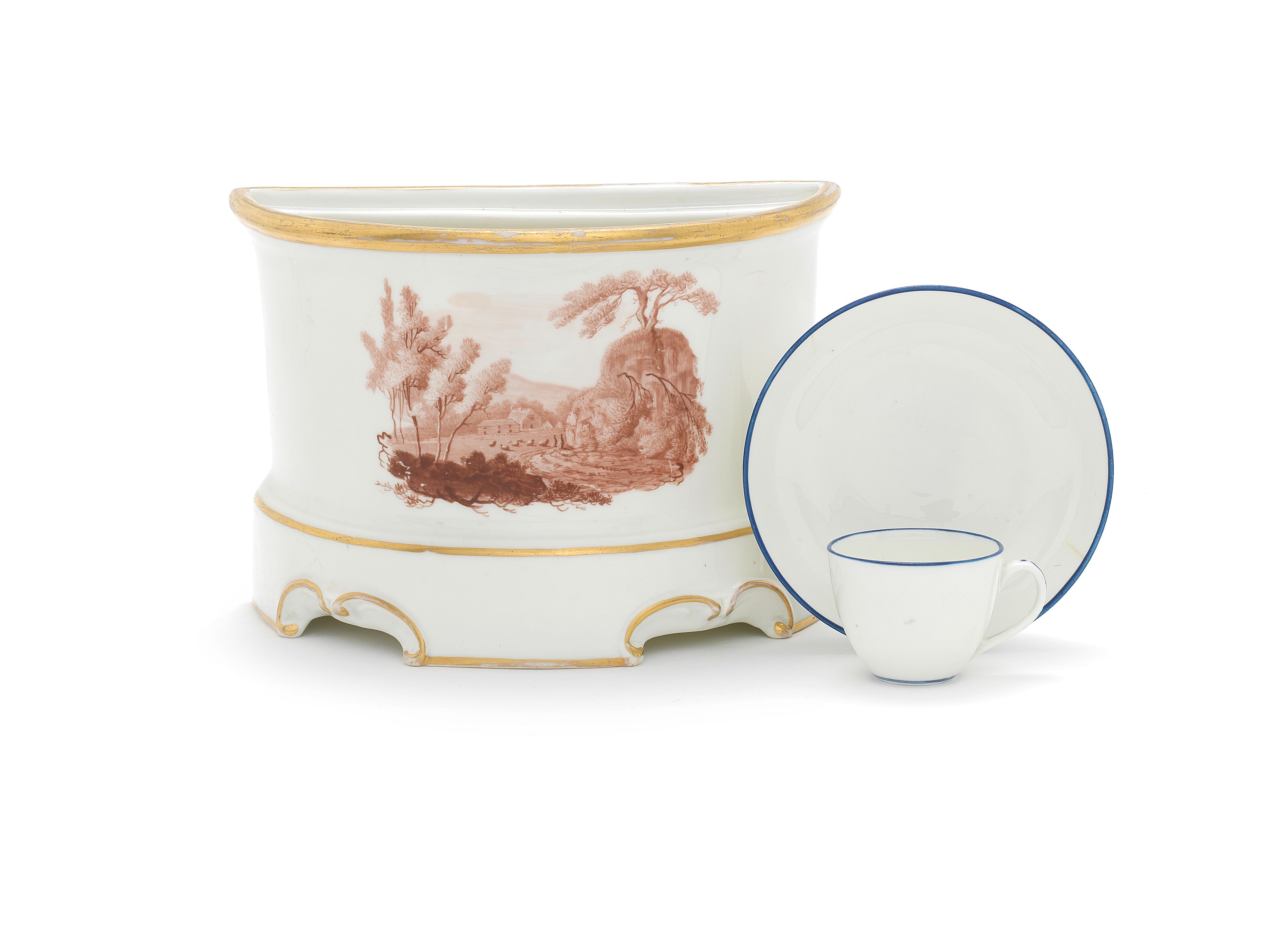 Bonhams : A group of Pinxton porcelain, circa 1800