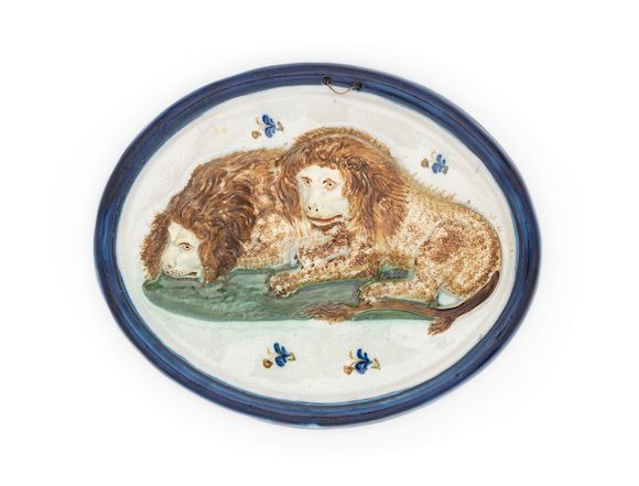 Bonhams : A Pratt Ware plaque, circa 1800