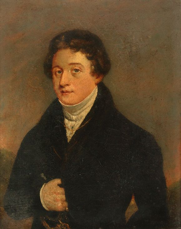 Bonhams : Richard Rothwell (Irish, 1800-1868) Portrait of Thomas Moore