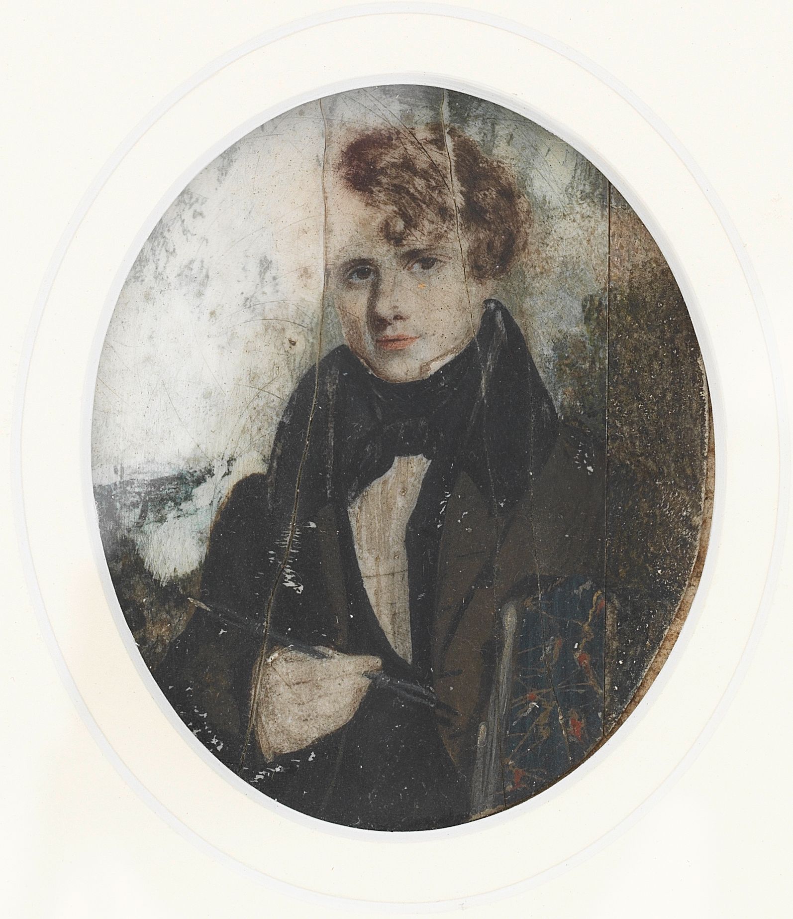 Bonhams : A self-portrait by Thomas Baxter, circa 1816