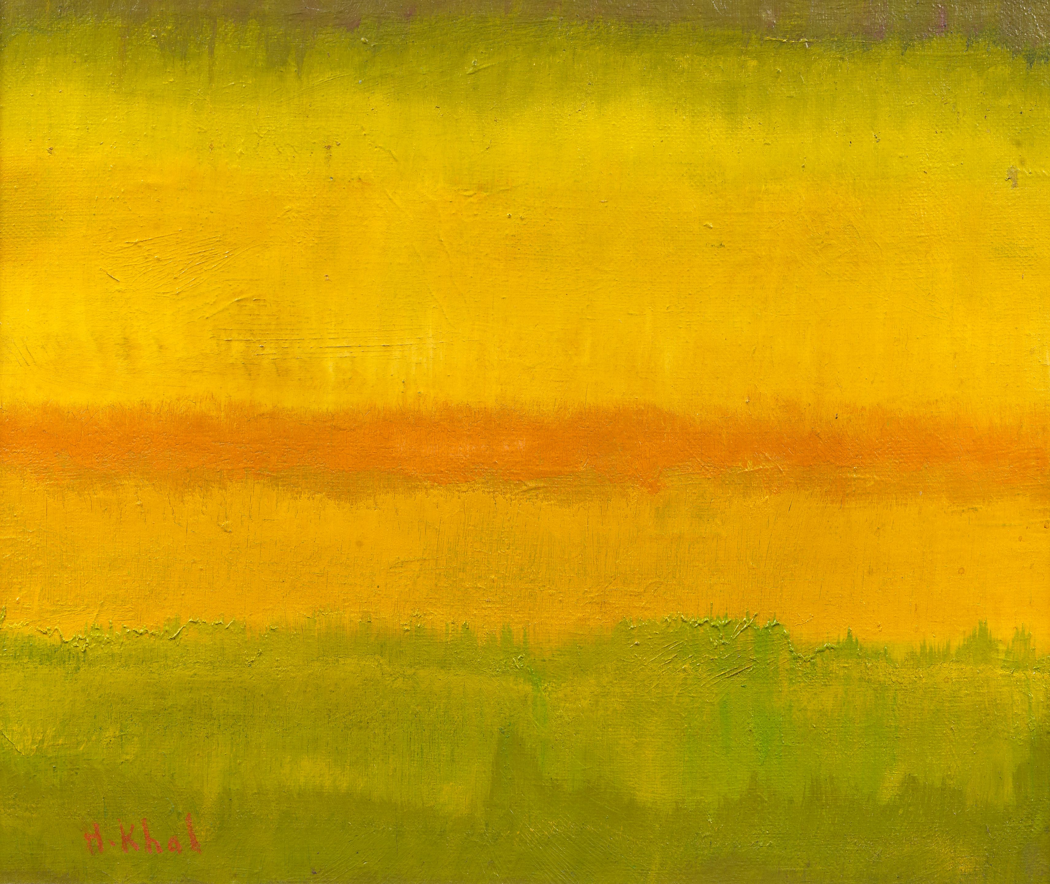 Bonhams : Helen Khal (Lebanon, 1923-2009) Abstract Composition