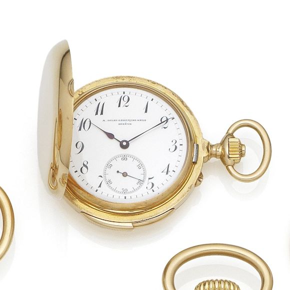 Bonhams : A. Golay-Leresche & Fils, Geneve. An 18K gold keyless wind ...