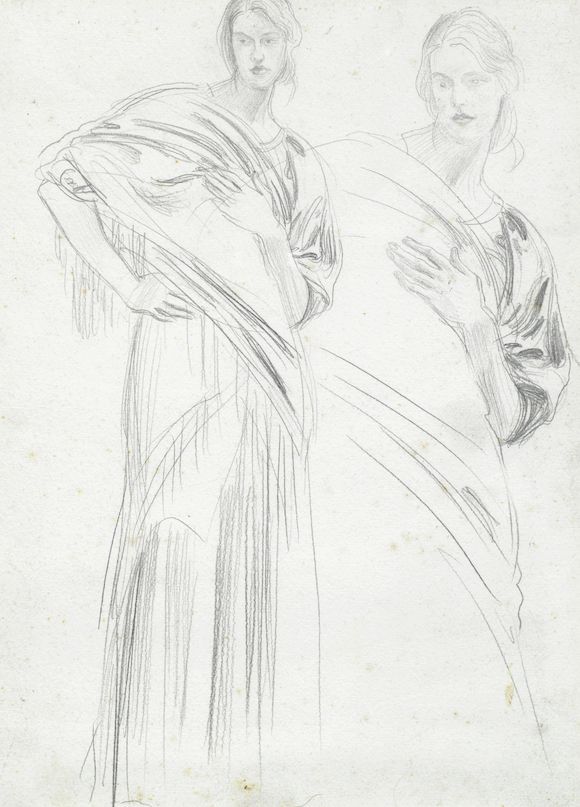 Bonhams : Augustus Edwin John O.M. (British, 1878-1961) Two studies of ...