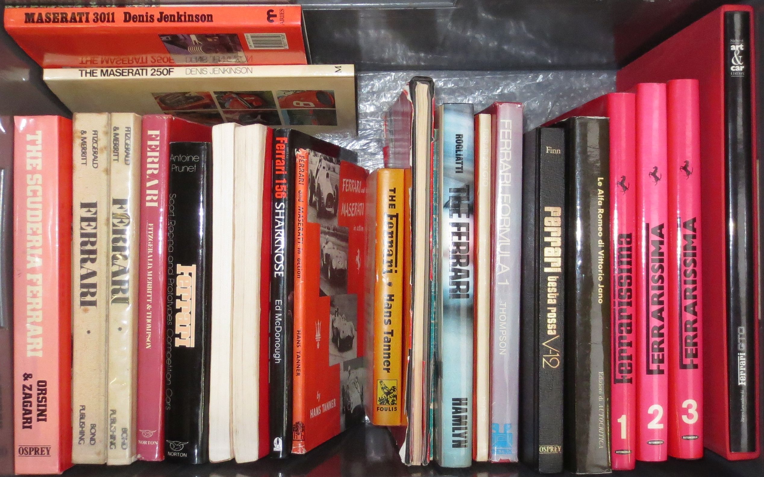 Bonhams Cars : Assorted Ferrari books,